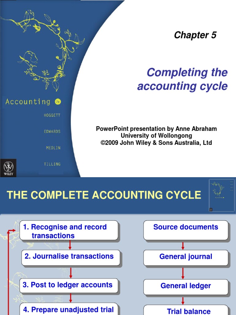 Chap05-Completing The Accounting Cycle | PDF | Deferral | Debits And ...