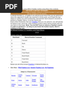 Mk2-Move List | PDF