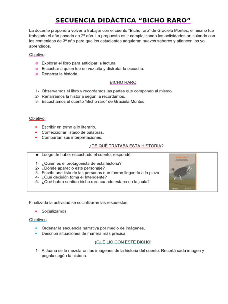 Secuencia Bucho Raro | PDF