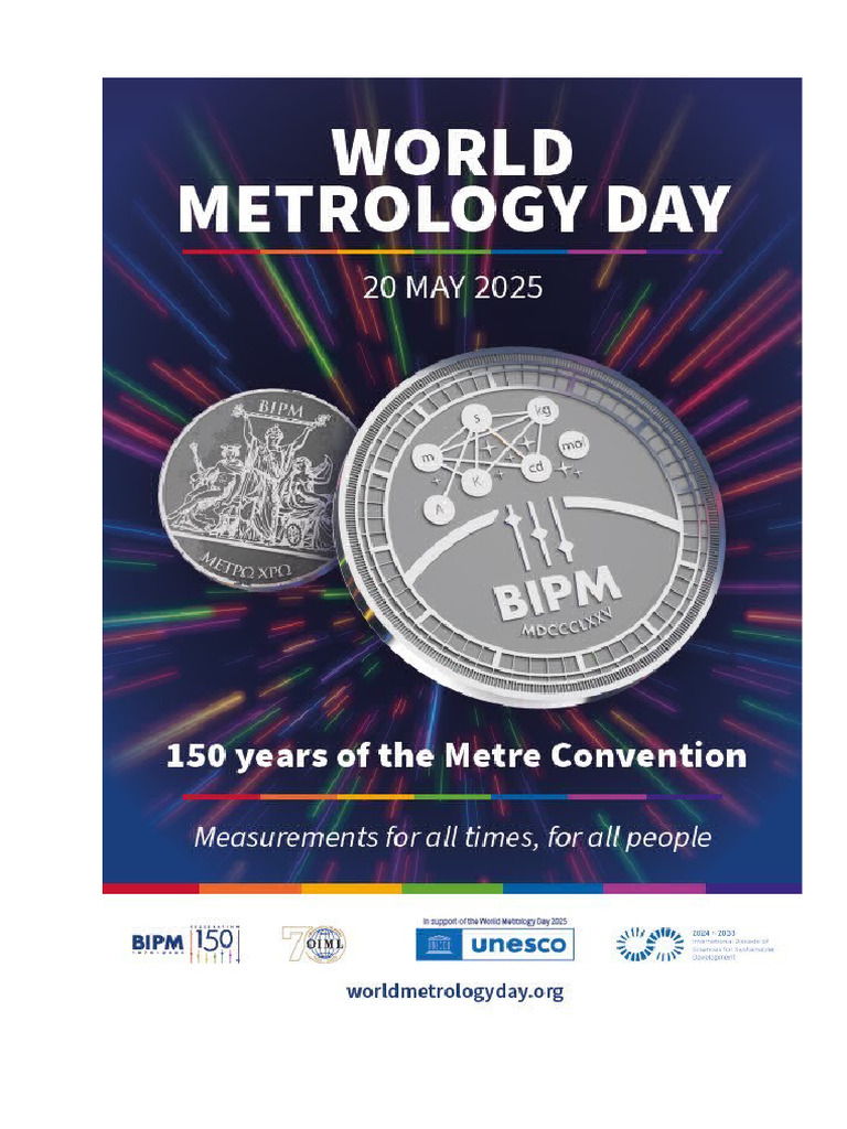 WORLD METROLOGY DAY 20 MAY 2025_Poster and Paper | PDF | Metrology