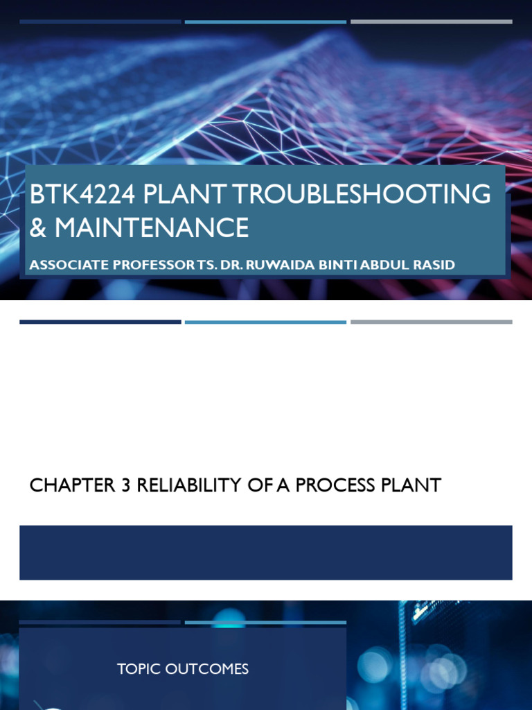 15. Reliability of a Process Plant - Failure Mode and Effects Analysis ...