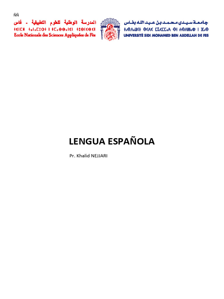 Espanol - Ensa - 2024-2025 | PDF | Tortita | Verbo