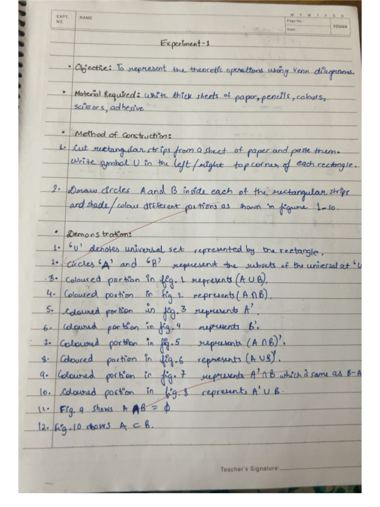 Grade XI Maths Activities | PDF