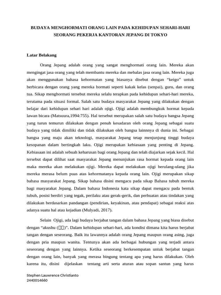 UAS Work Ethics | PDF