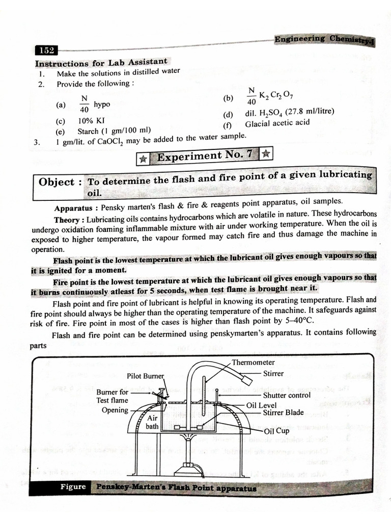Flash & Fire Point Experiment | PDF