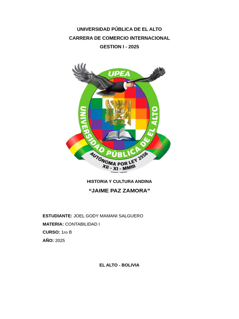 JAIME PAZ ZAMORA | PDF | Bolivia | Democracia