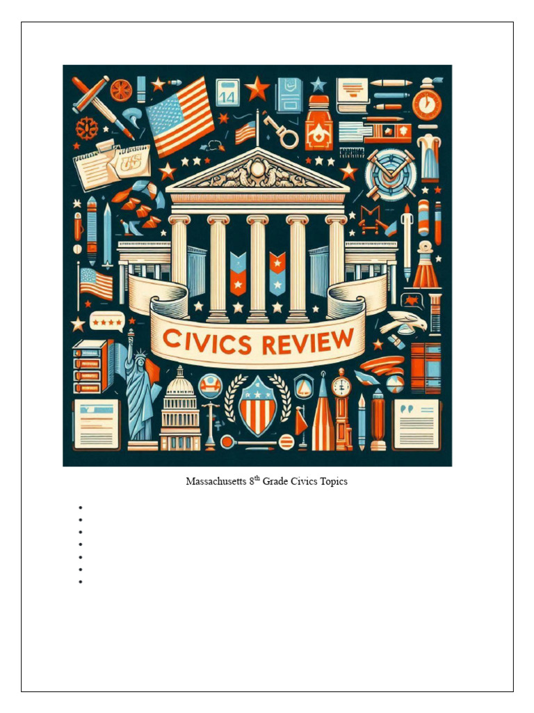 Massachusetts 8 Grade Civics Topics | PDF | United States Bill Of ...
