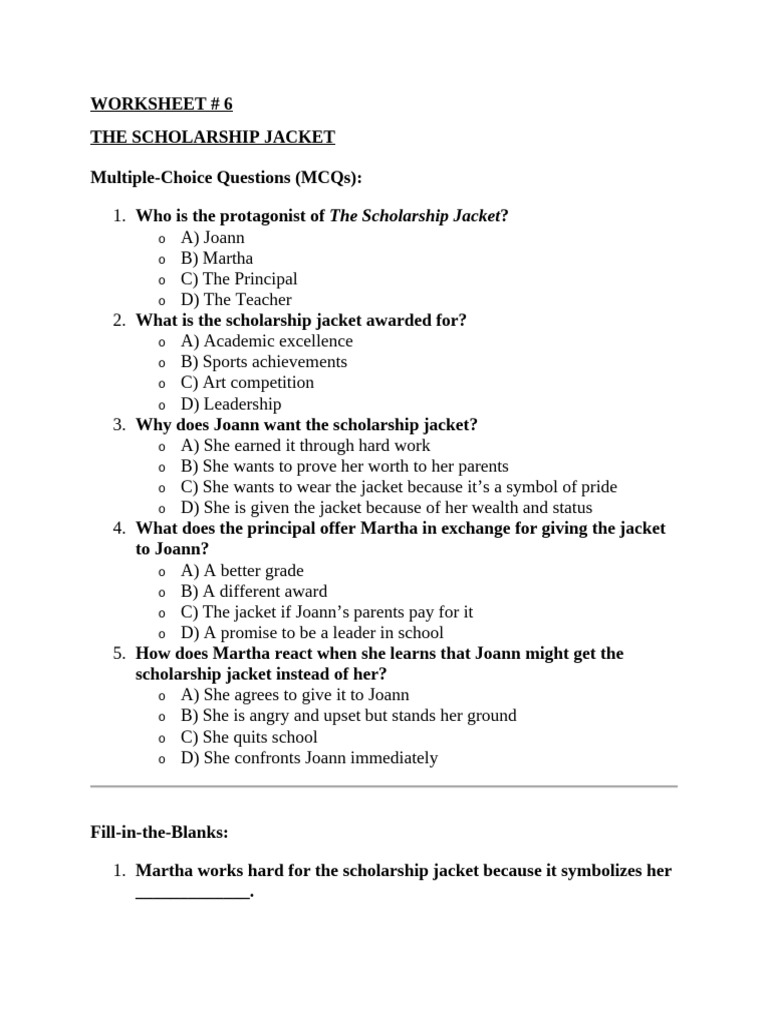 Worksheet 6 | PDF