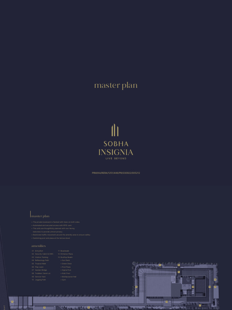 SOBHA Insignia MasterPlan v2 | PDF