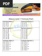 Abacus Formulas: Small & Big Friends | PDF | Teaching Mathematics