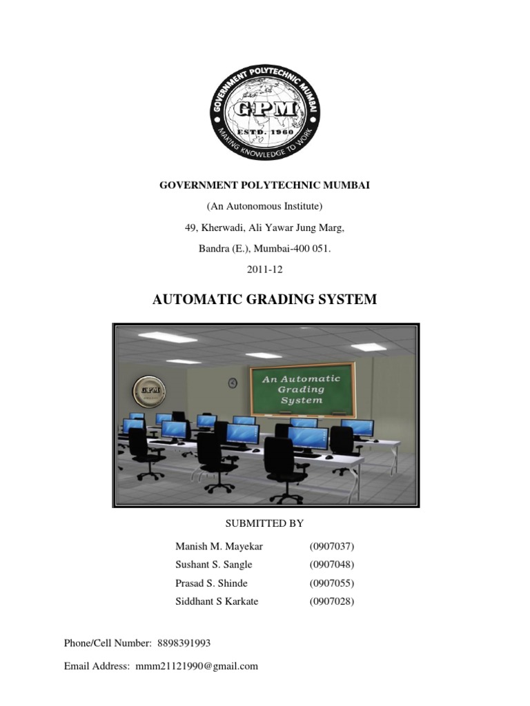 Automatic Grading System | 64 Bit Computing | Test (Assessment) | Free ...