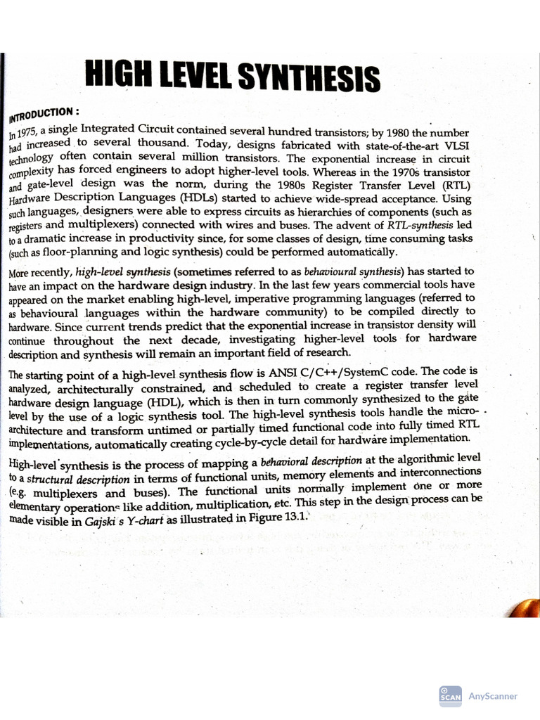 Vlsi Design Automation Unit 5 | PDF