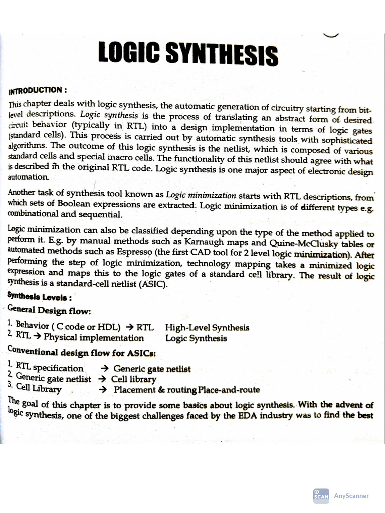 Vlsi Design Automation Unit 4 | PDF