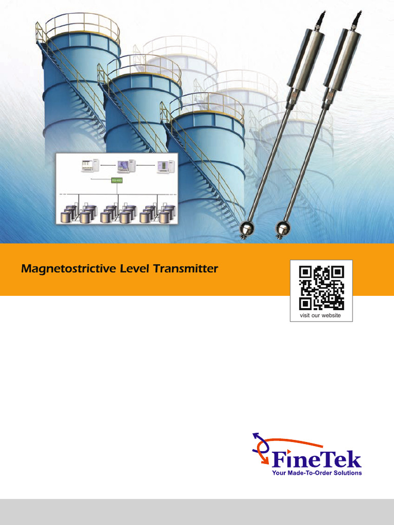 FineTek Magnetostrictive Level Sensor | PDF | Oil