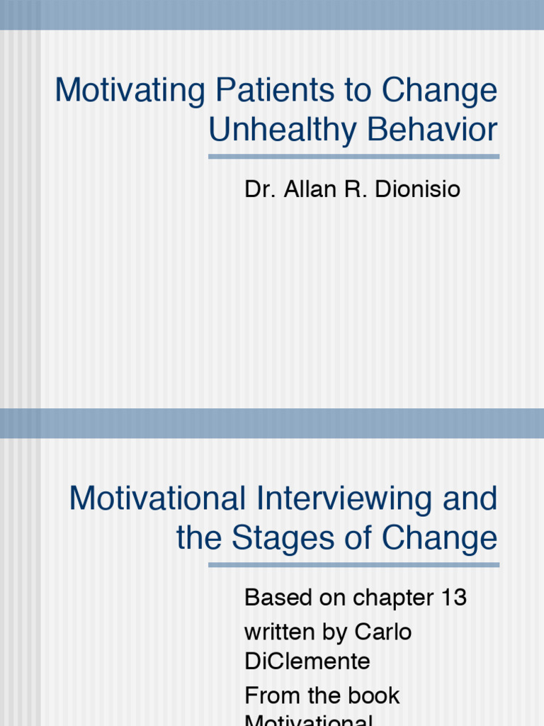 Behav Motivational Decisional Balance Technique | PDF | Cognitive ...