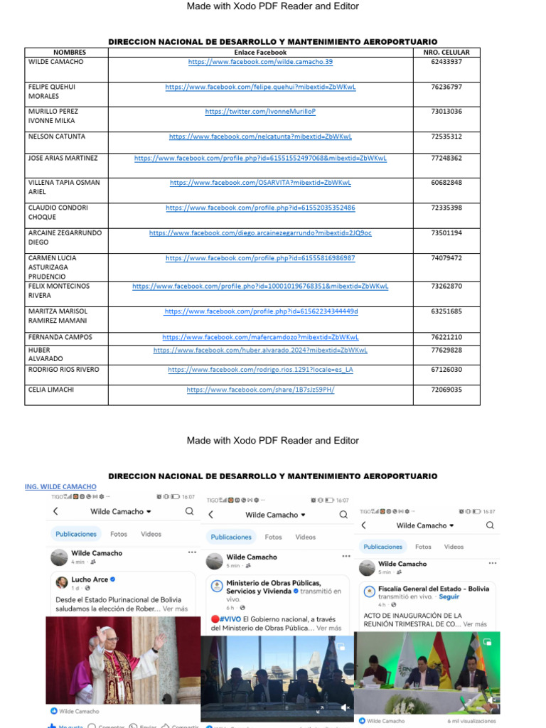 Piso 9 - Desarrollo y Mantenimiento Aeroportuario Seguimiento en Redes 5 de Mayo Al 9 de Mayo | PDF