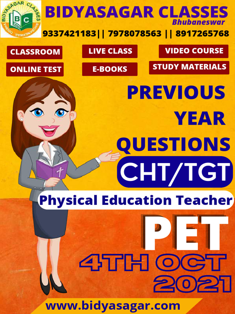 CHT 2021-Physical Education Teacher | PDF