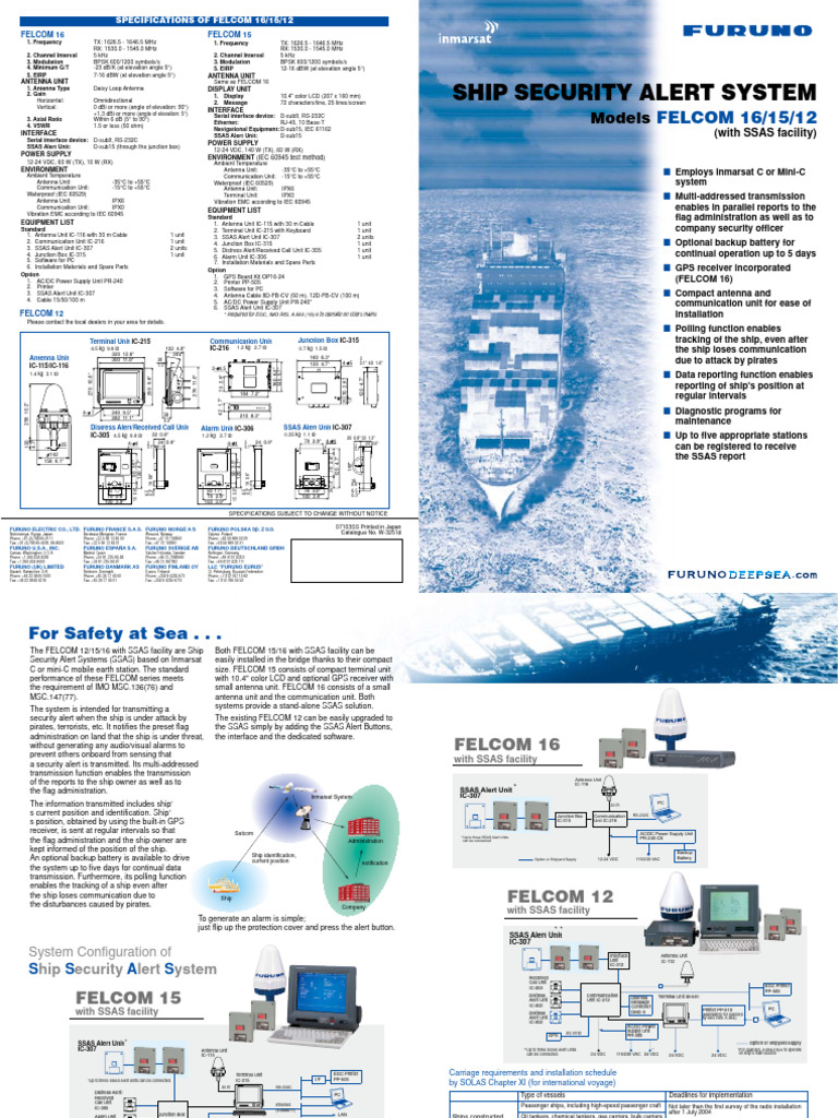 Felcom15-16 Ssas Brochure | PDF | Electronics | Telecommunications