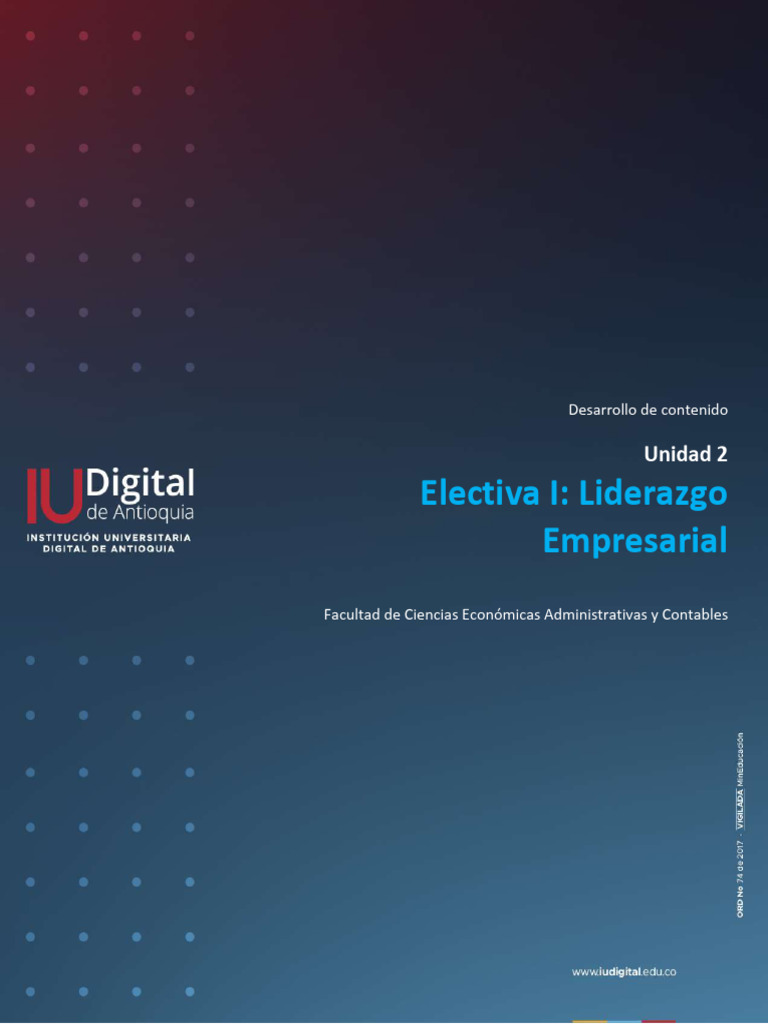 DG IMP U2 AEM ELE I LID EMP 217 Compressed | PDF | Liderazgo | Business