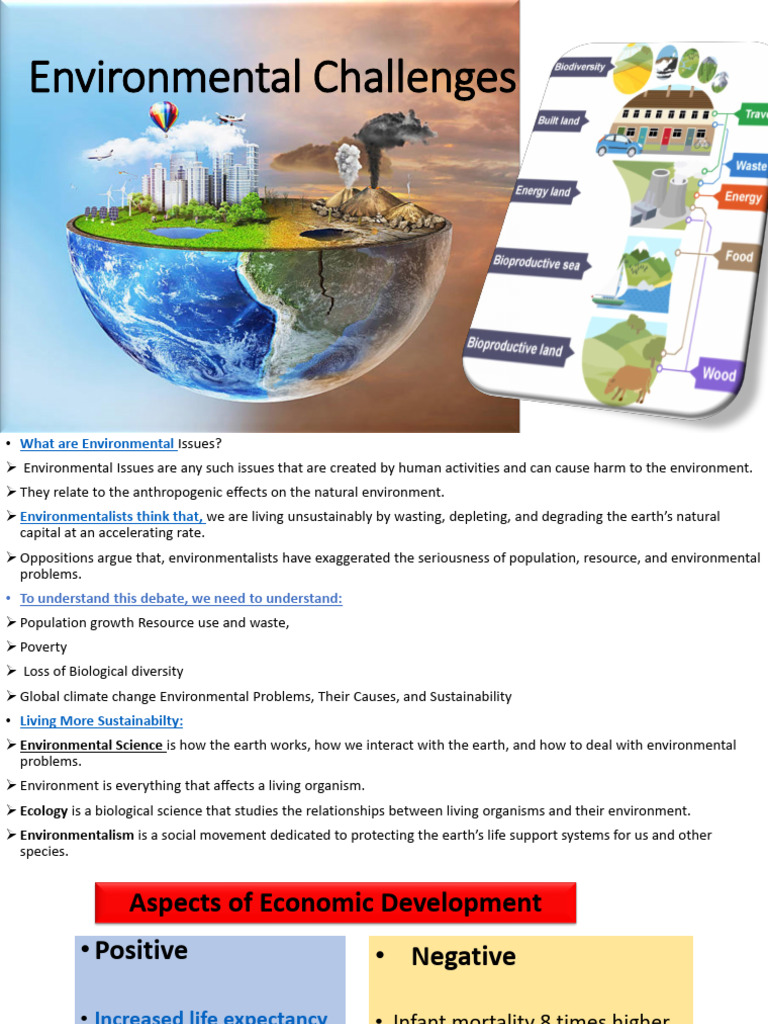 Environmental Challenges | PDF | Sustainability | Pollution