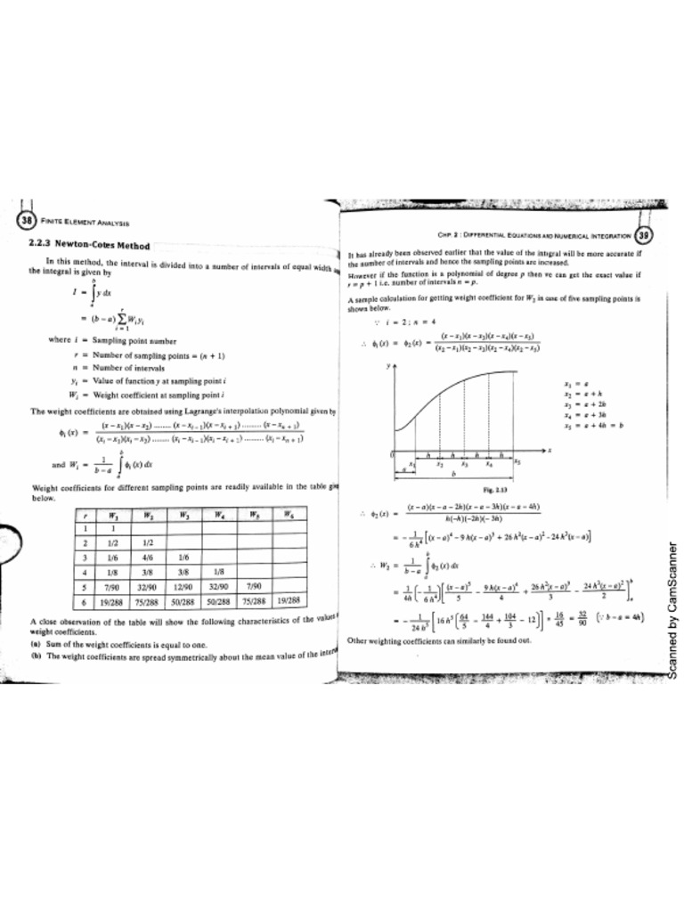 Numerical Integration Methods Rotated Pdf