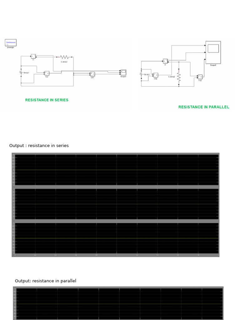 Resistance in Series and Parallel | PDF
