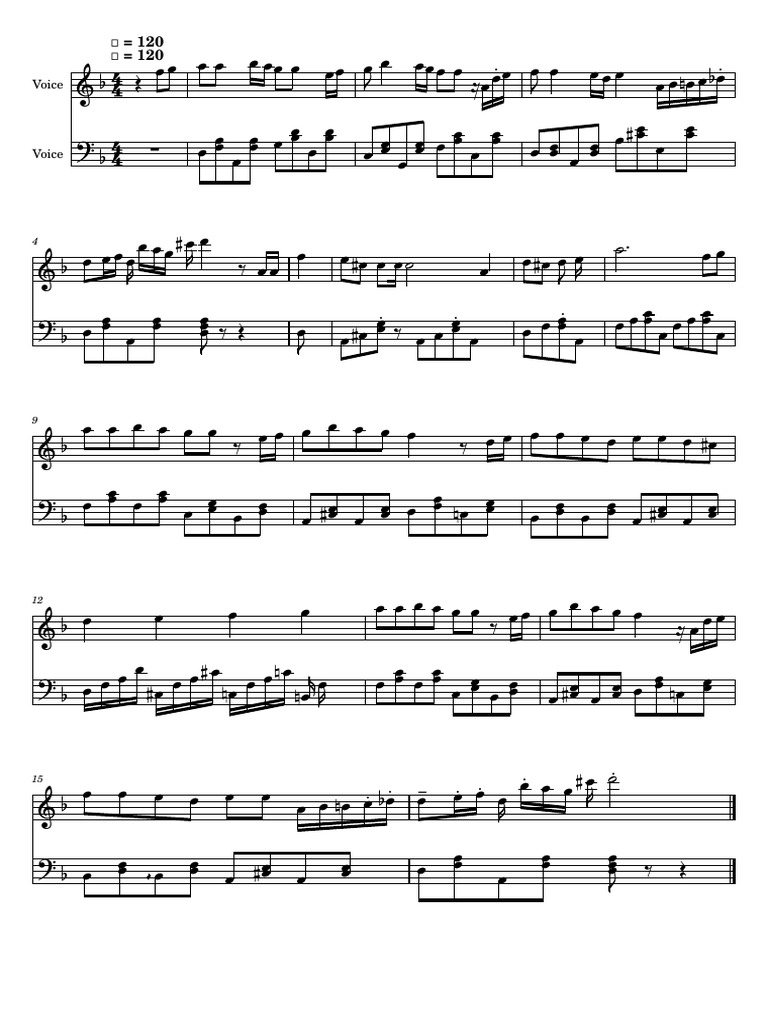 Memleketim_Piyano_Notalar | PDF