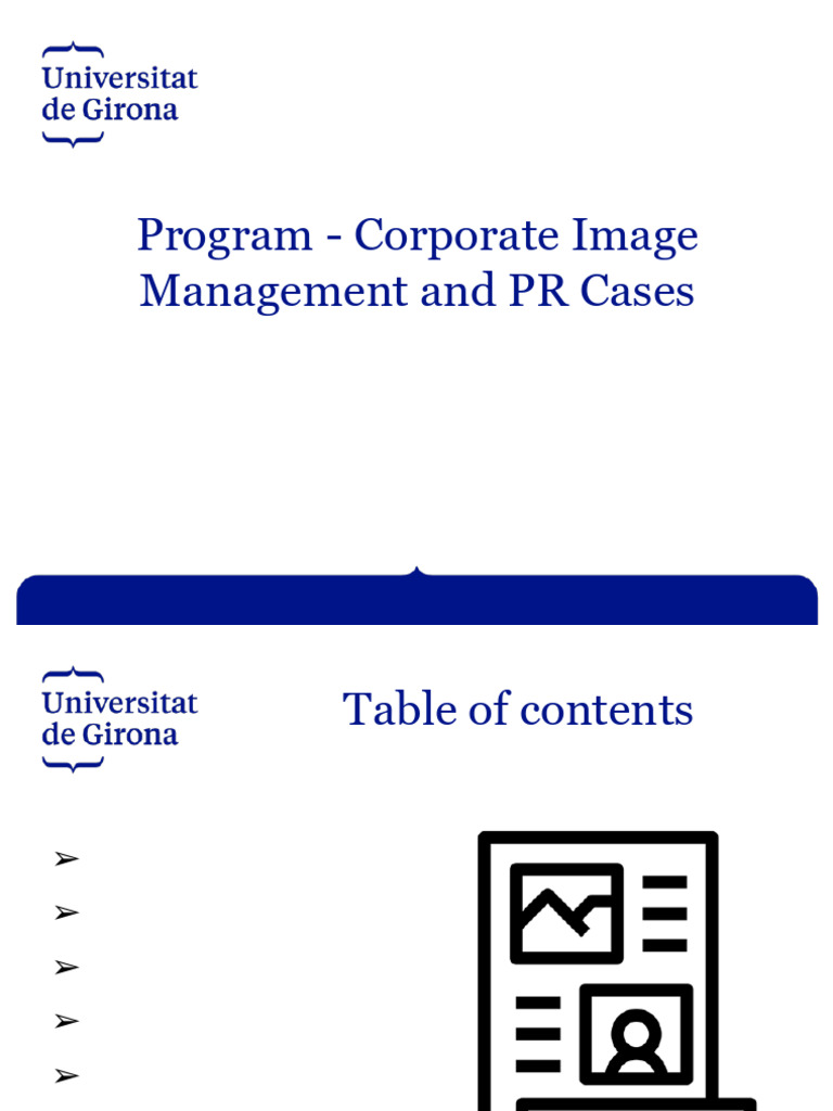 Corporate Communication Case Study Program | PDF | Communication