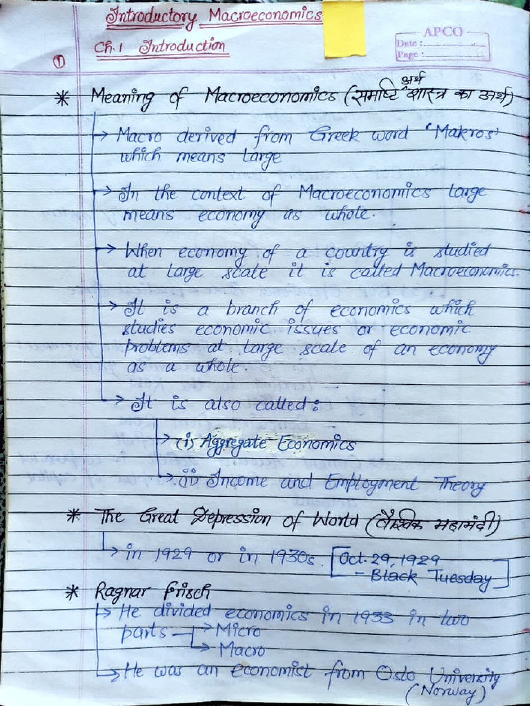 Chapter 1 - Introduction (Introductory Macroeconomics) | PDF ...