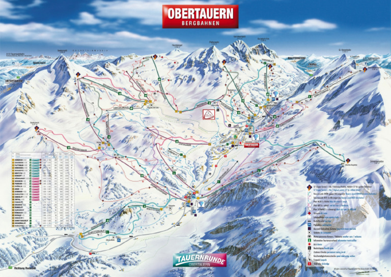 Piste Map Obertauern | PDF