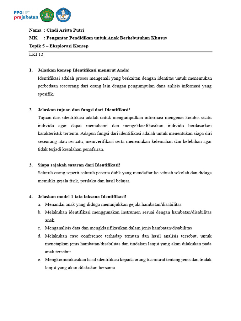 Cindi Arista Putri-Topik 5-LKI 12-Eksplorasi Konsep-ABK | PDF