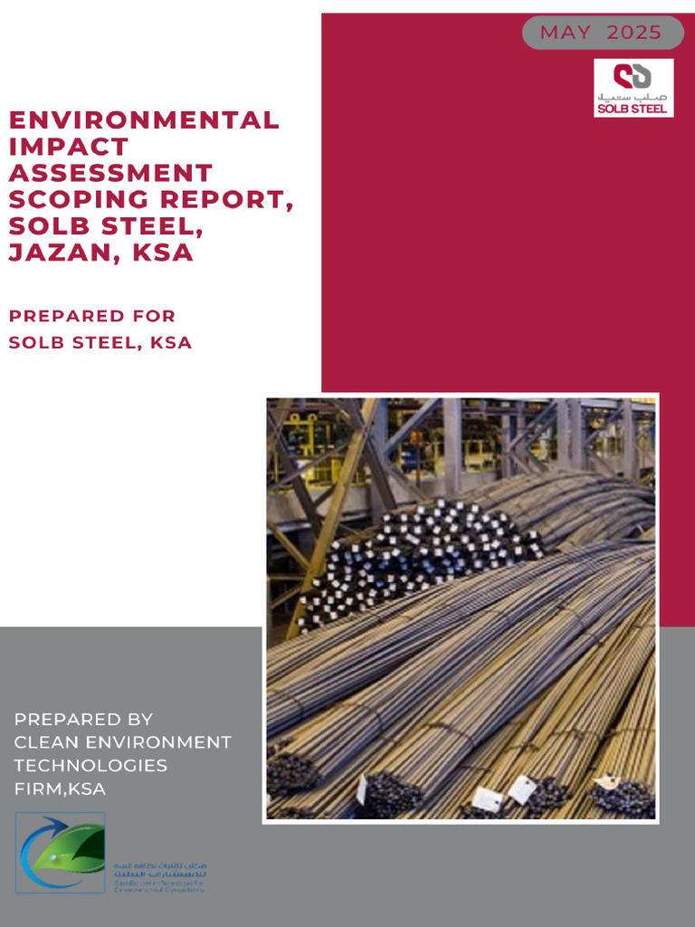 S00293 - EIA Scoping Report - 14.05.24 | PDF | Steel | Steelmaking