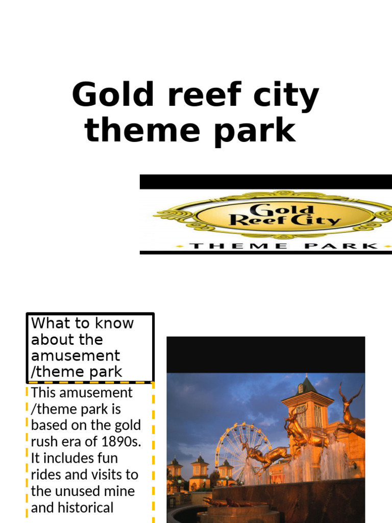 Gold Reef City | PDF