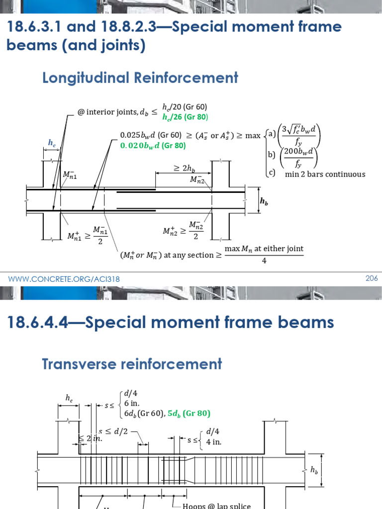 Aci 318-19 Presentation SMRF | PDF | Structural Engineering | Building ...