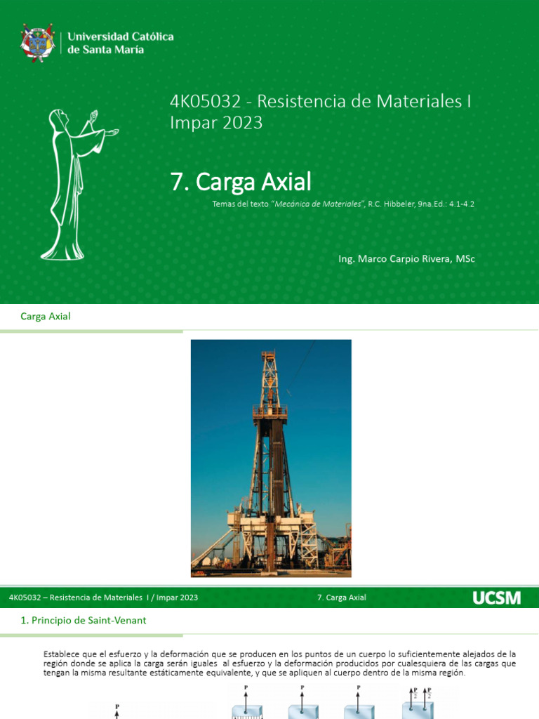 Carga Axial en Resistencia de Materiales | PDF | Resistencia de ...