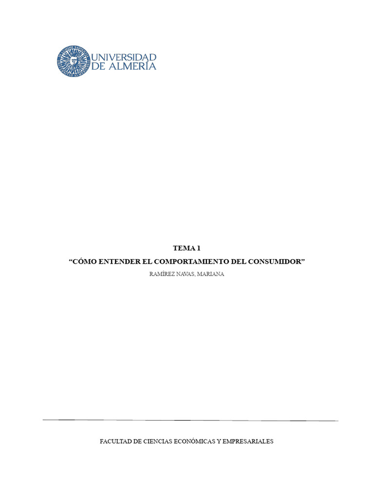 Tema 1 Adc | PDF | Comportamiento | Marketing
