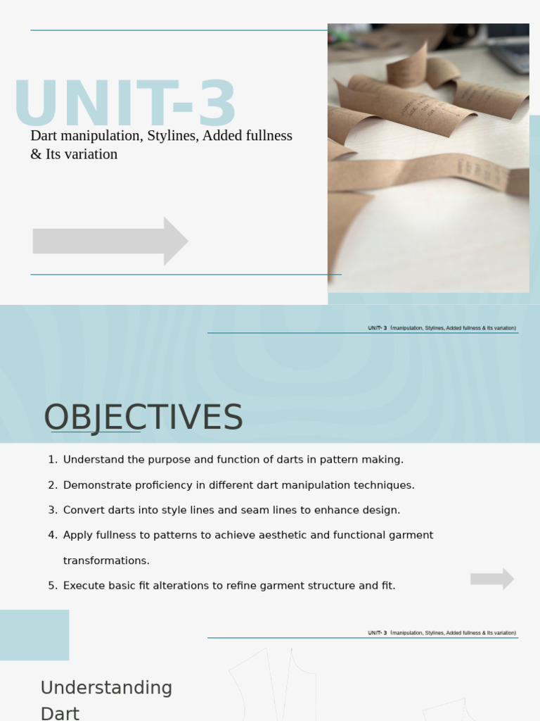 Dart Manipulation Techniques & Styles | PDF | Seam (Sewing) | Clothing