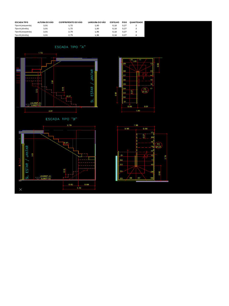 Escadas Asia - Levantamento | PDF