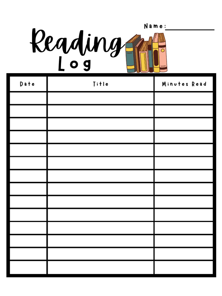 Reading Log | PDF