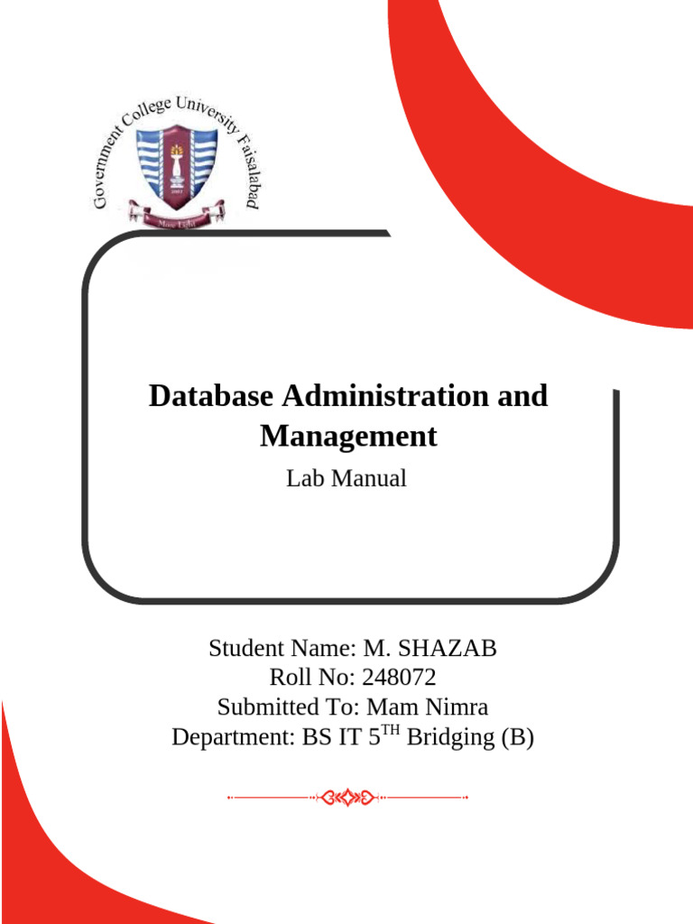 Assignment Cover Page Template | PDF