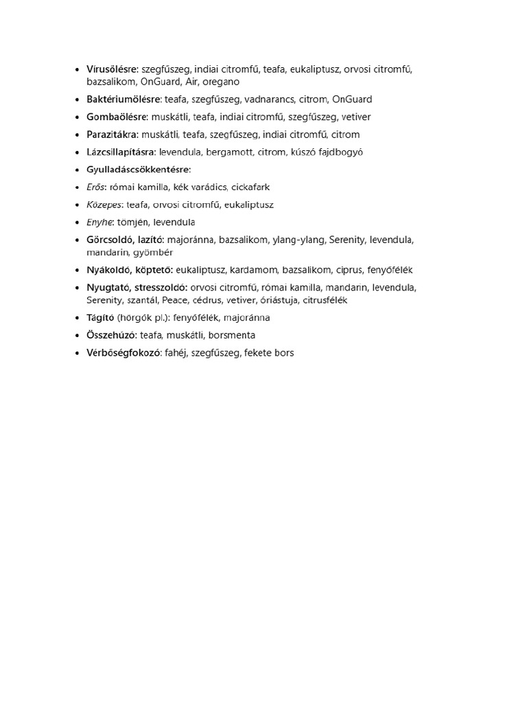 Doterra Kisokos | PDF