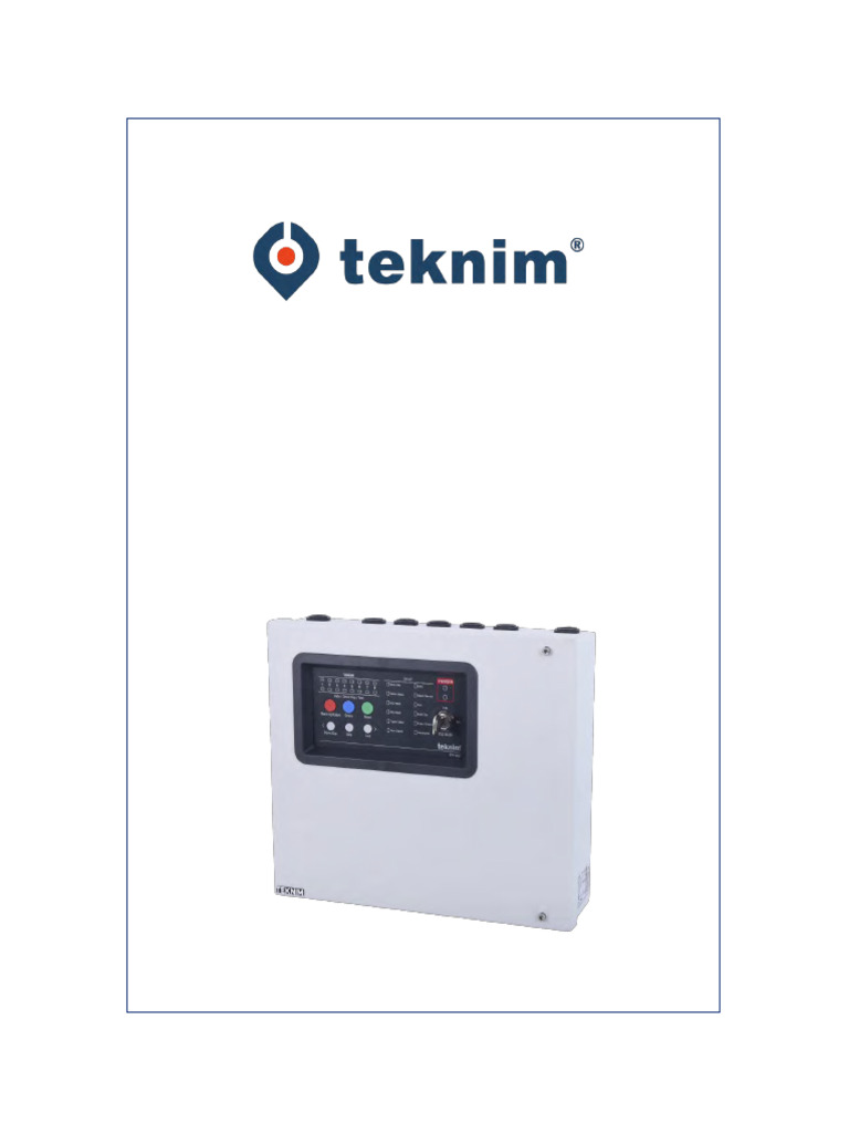Manual_centrala_de_detectie_incediu_TEKNIM_1 | PDF | Relay | Power Supply
