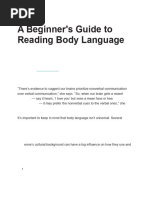 Master List of Expressions and Body Gestures | PDF | Hand | Body Language
