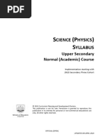 Physical Science Grade 8 Approved Syllabus | PDF | Atoms | Chemical Bond