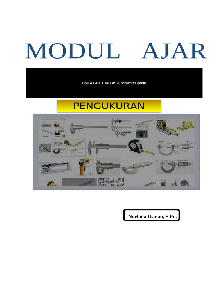 Modul Ajar Pengukuran | PDF