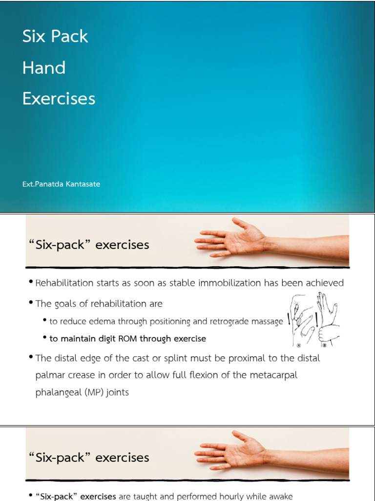 Six Pack Exercises | PDF