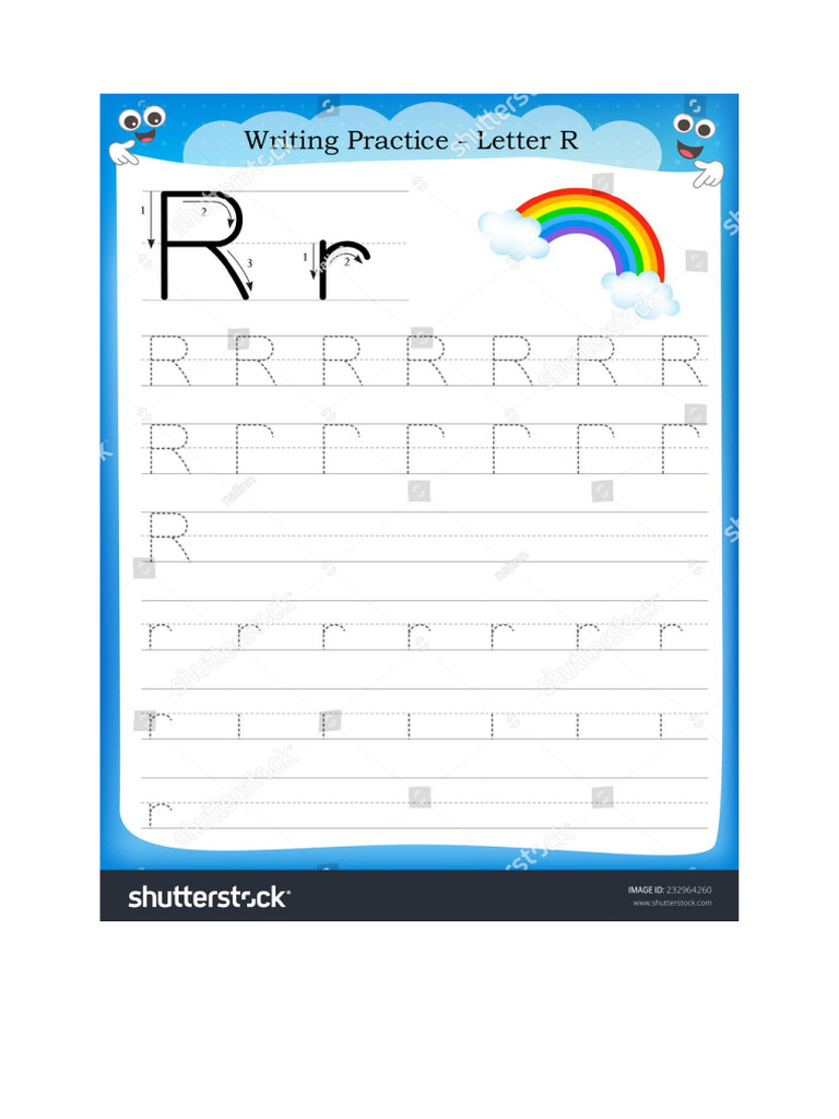 Writing Letter R | PDF