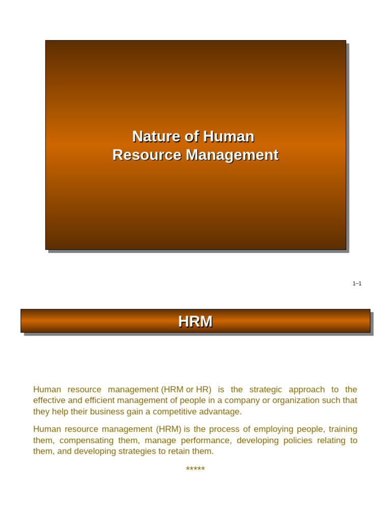 1 Introduction To IHRM | PDF | Human Resource Management | Industrial And Organizational Psychology