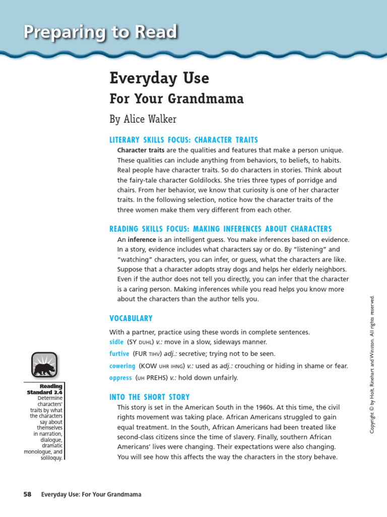 Everyday Use | PDF