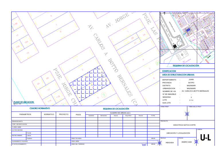 PLANO DE UBICACION Y LOCALIZACION | PDF